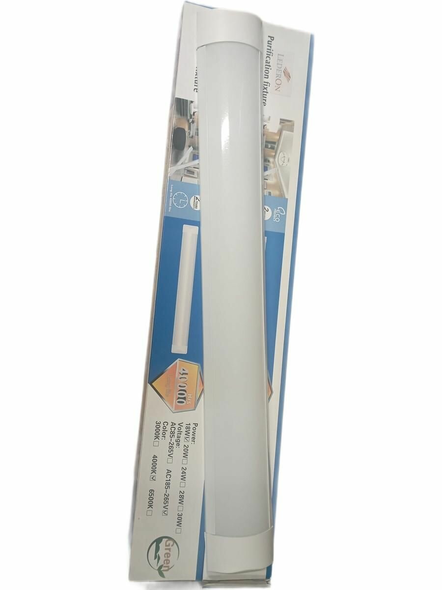 Светодиодный накладной светильник Lederon 600*75*25mm 18W 4000K арт.359578