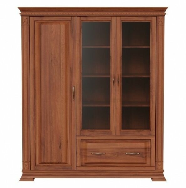 Шкаф книжный Верди 104 из массива сосны