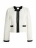 Куртка St. John Tweed appliqué jacket, размер 6, разноцветный