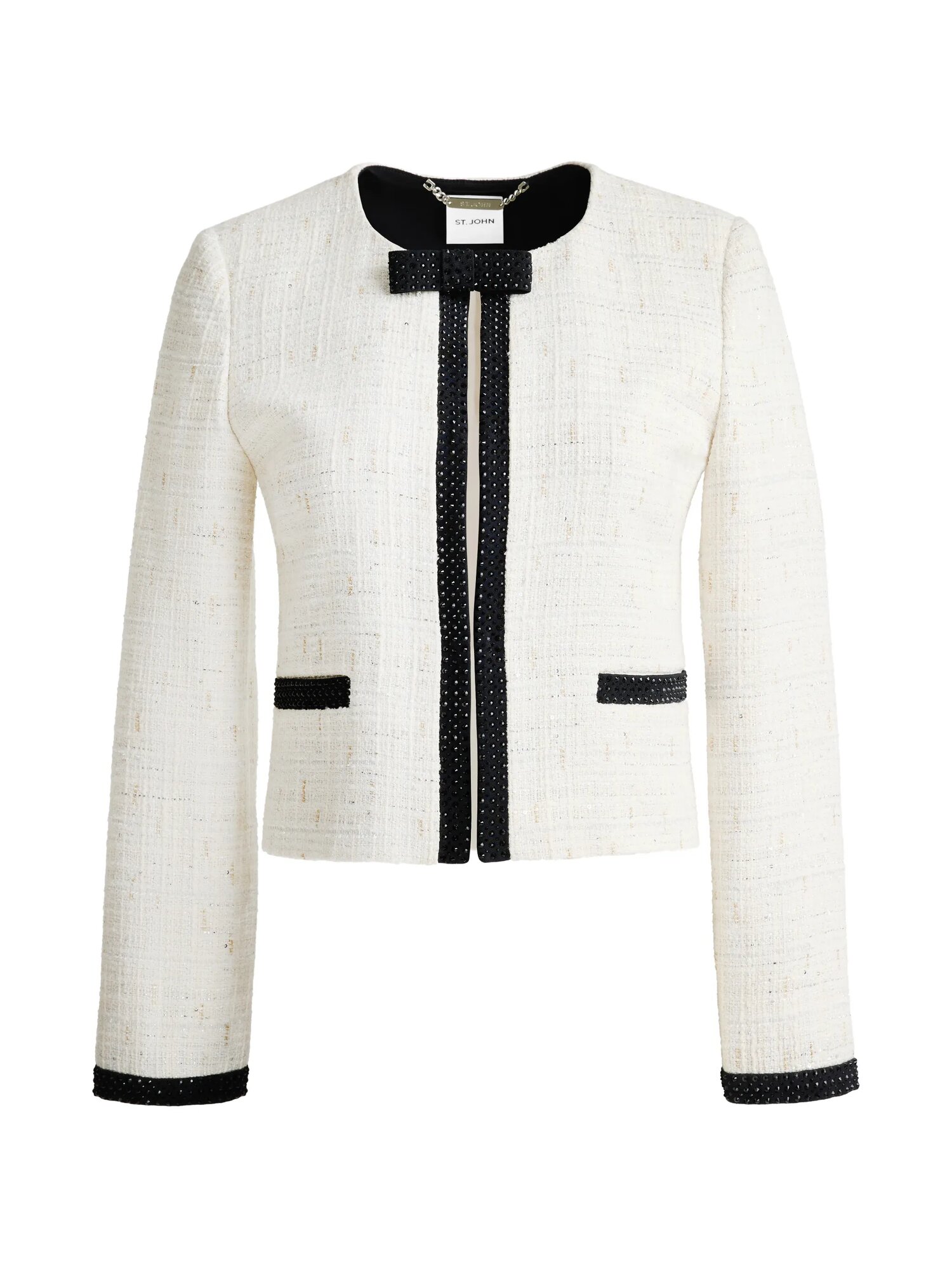 Куртка Tweed appliqué jacket
