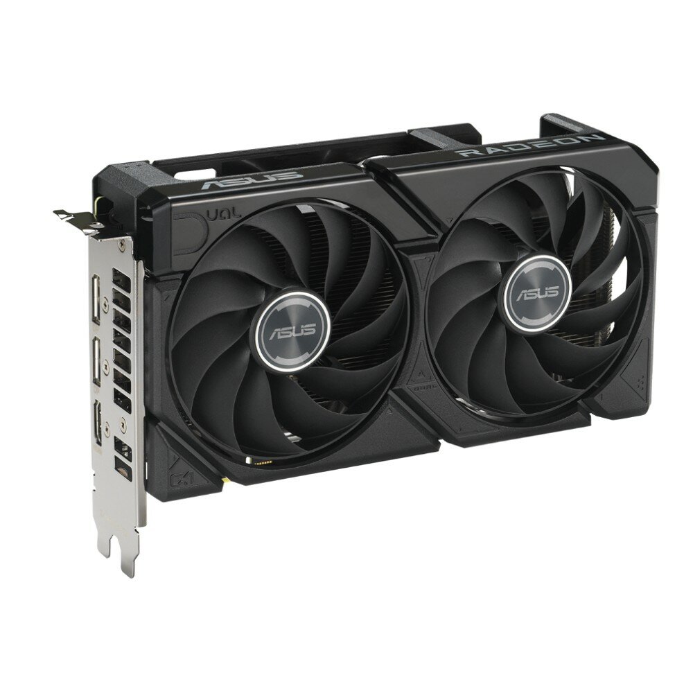 Asus Видеокарта AMD Radeon RX9060XT 16Gb DDR6 128 bit 2 DP HDMI 2FAN DUAL-RX9060XT-16G RTL