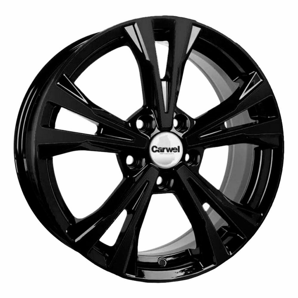 Колесный диск Carwel Самро 7x17 5x114.3 ET45 D66.1 BK
