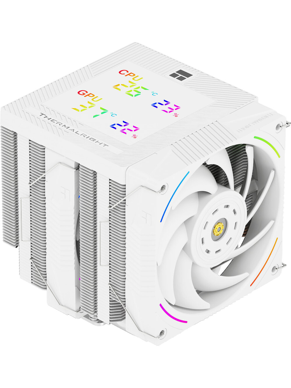 Кулер для процессора THERMALRIGHT Phantom Spirit 120 Digital SNOW ARGB White (PS120-DG-SNOW)