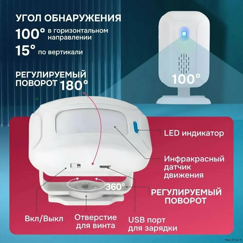 Звуковой оповещатель о входе посетителя Hola — фото 1