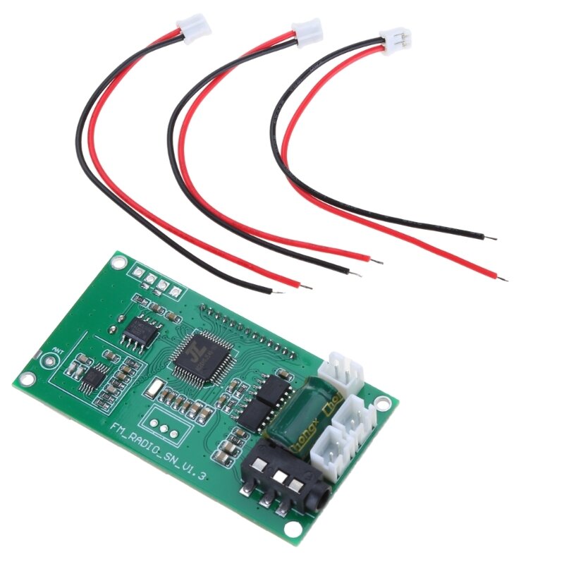 PLL ЖК-Цифровой FM-Радиоприемник Модуль 87-108 МГц Беспроводной Микрофон Стерео