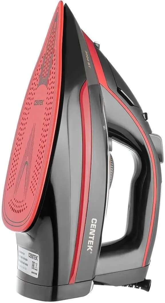 Утюг Centek CT-2311 RED с паровым ударом, 3000Вт, Мощность: 3000 Вт — фото 1