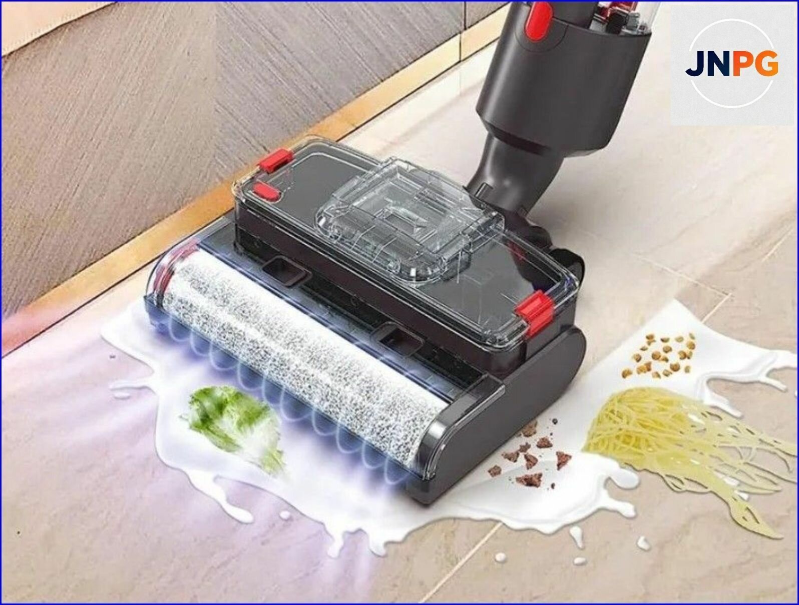 Моющая щетка для пылесоса Dyson V7 V8 V10 V11 V15. Насадка турбо швабра 3в1 : пылесосит, моет и вытирает.