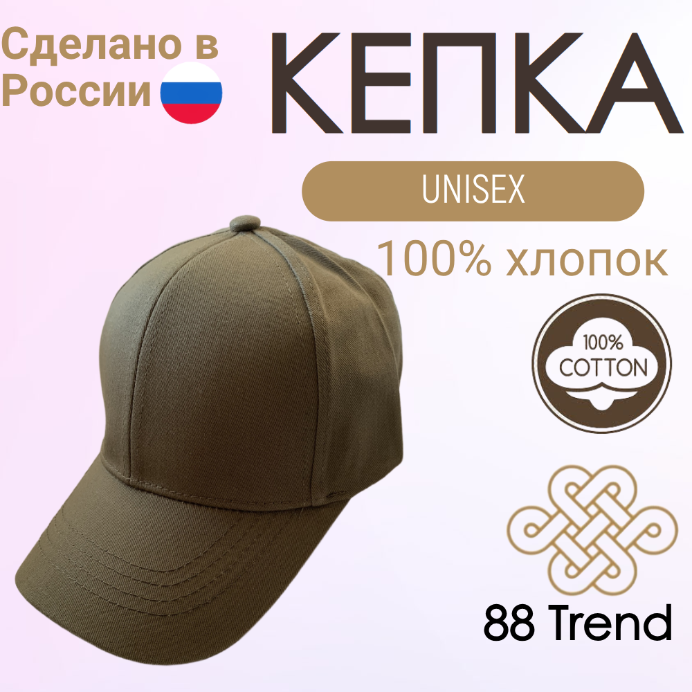 Бейсболка Базовая коллекция для мужчин и женщин