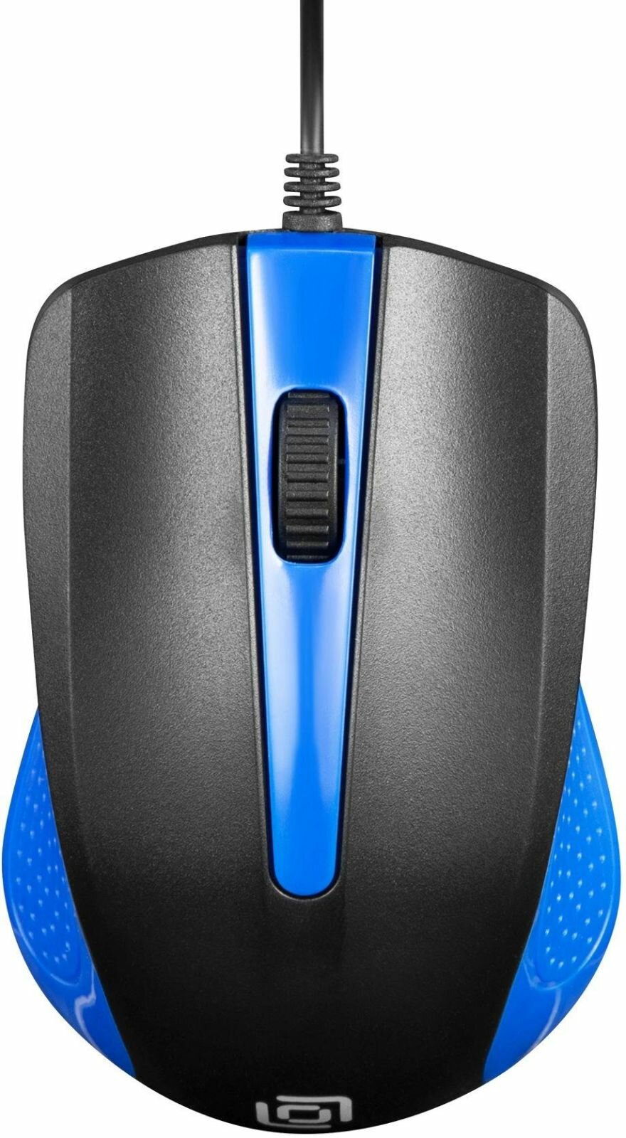 Компьютерная мышь Oklick 225M, черно-синяя, оптическая, 1200dpi, USB, 3but (288233)