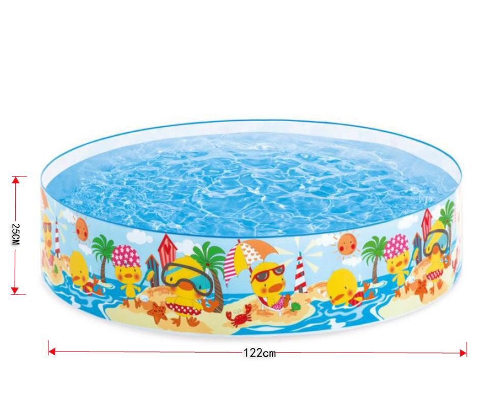 [2026] Американский оригинальный бассейн INTEX56452 из прочного пластика 58472, бассейн без надувания 56451, бассейн для плавания 58477