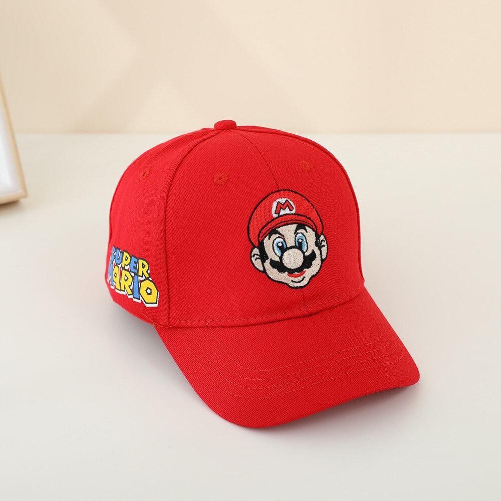 DIY Кепка Детская Марио Супер Марио Блок Цвета Хлопок
