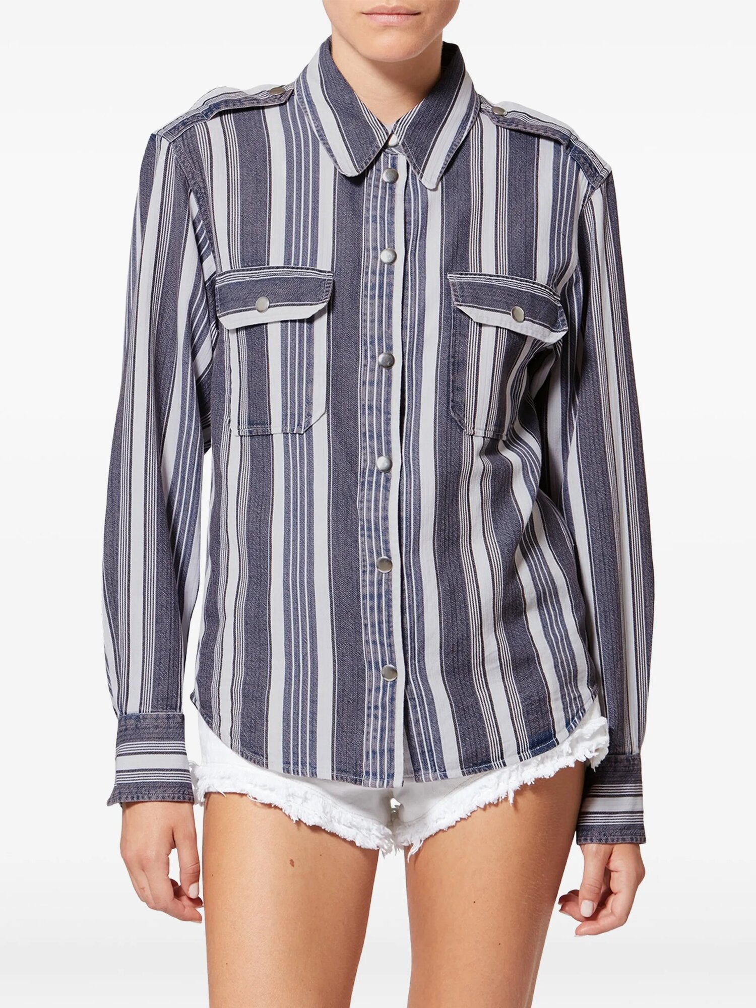 Рубашка Isabel Marant GELVA, размер 38, blue — фото 1