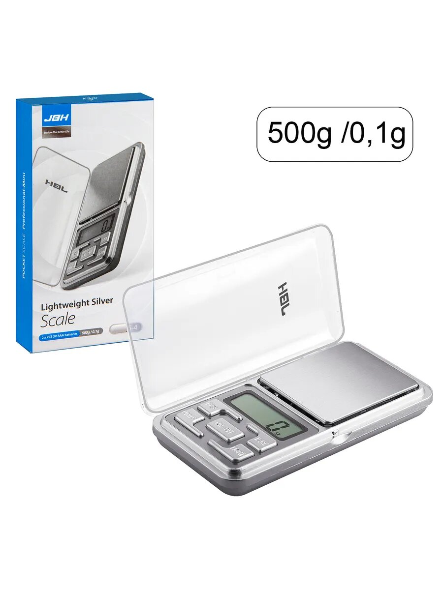 Электронные весы S-4 JBH 500g/0.1g (100 шт./кор)