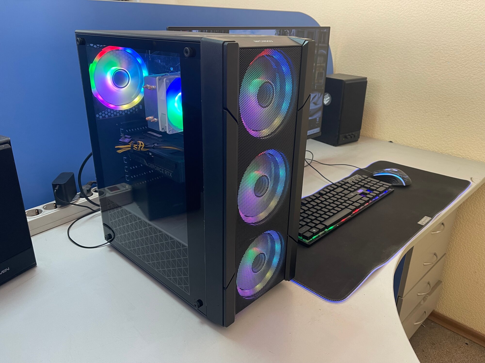 Игровой компьютер Ryzen 5 8400F 16Гб ddr5 rtx 5060 8Гб 512Гб ssd m2 600w