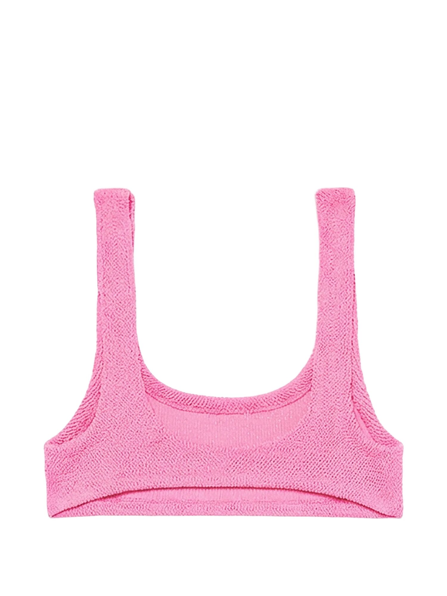 Купальник MC2 Saint Barth Crinkled bikini top, размер M-L, coral pink — фото 1