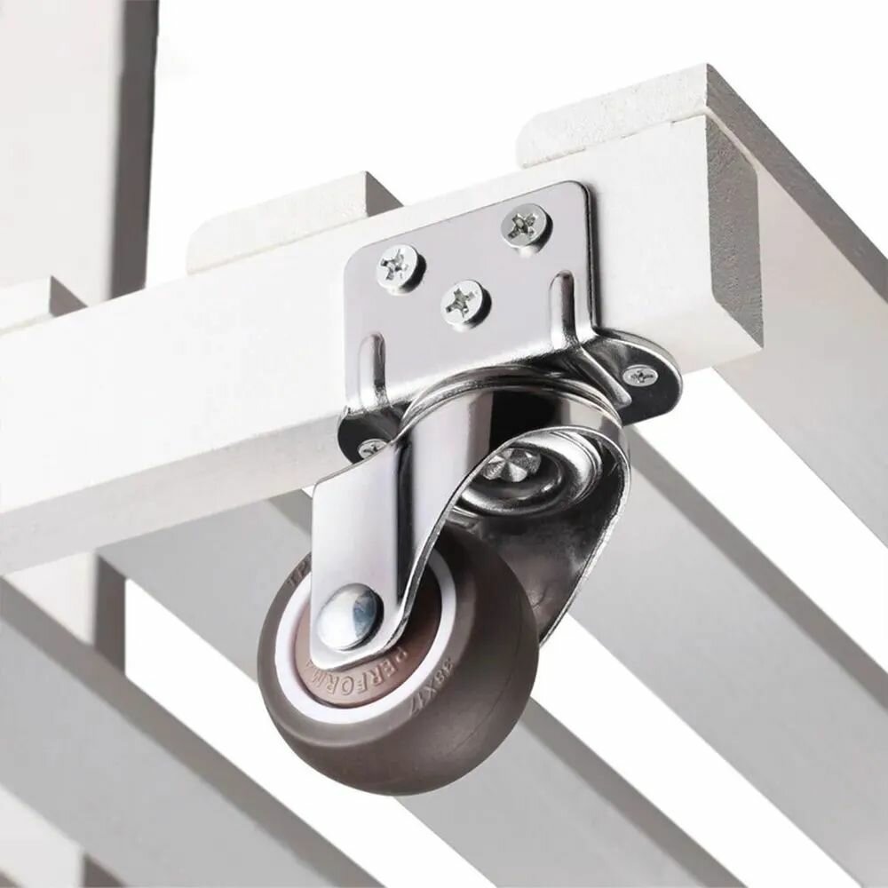 4 шт. колесики для мебели, мягкие резиновые ролики, роликовые колеса тележки, детская кроватка, бытовая кровать