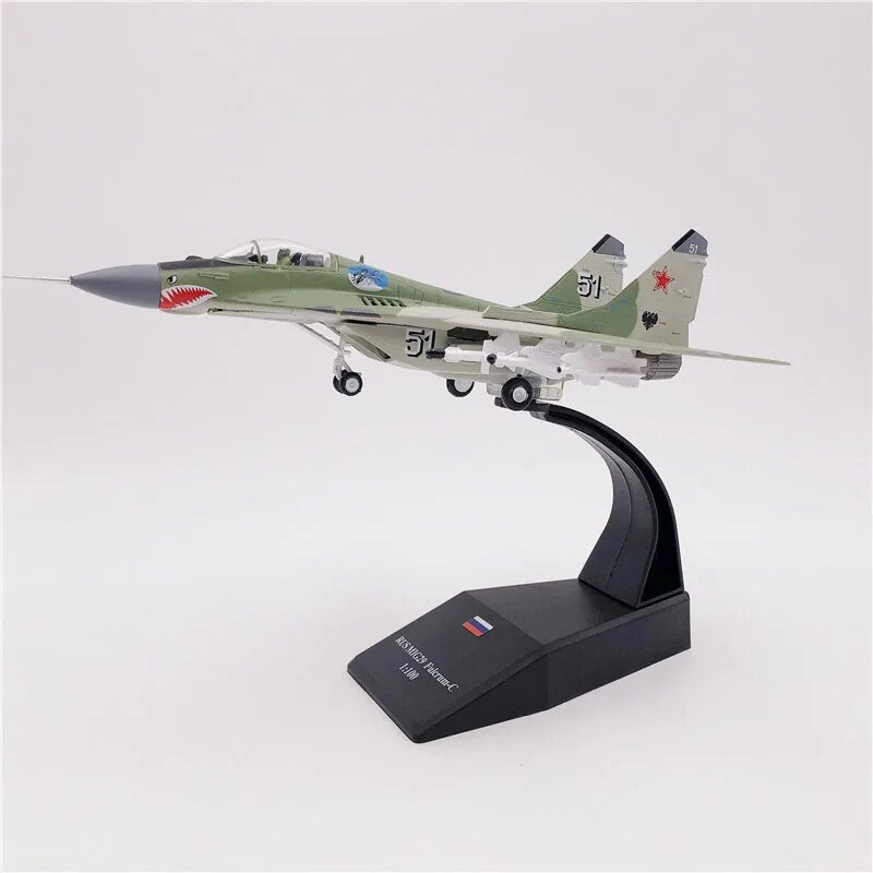 JASONTUTU 1/100 металлический истребитель MIG-29