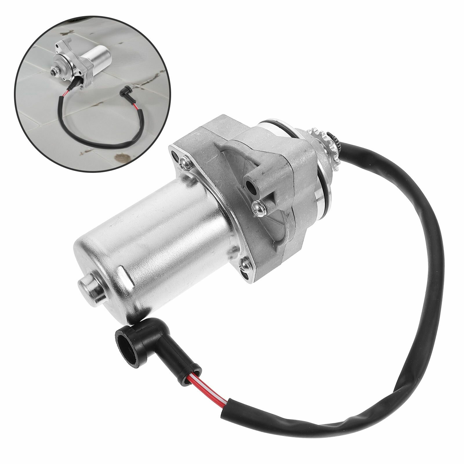 Трёхболтовый электростартер для мотоциклов и пляжных транспортных средств объёмом 50-110 куб см