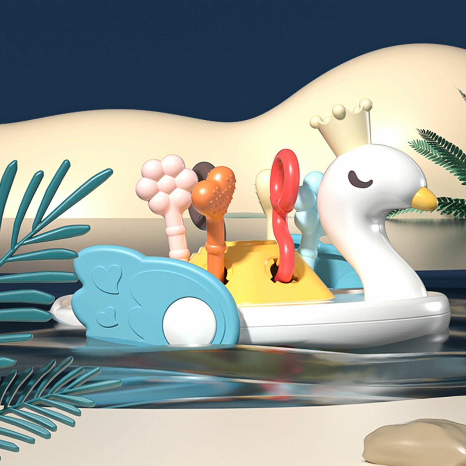 Сенсорная игрушка для младенцев развивающая веревка