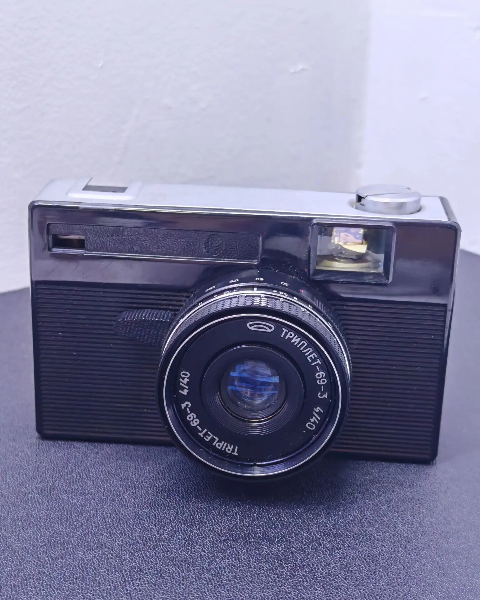 Фотоаппарат Вилия - VILIA объектив Триплет 69-3 4 / 40 винтажный советский, СССР