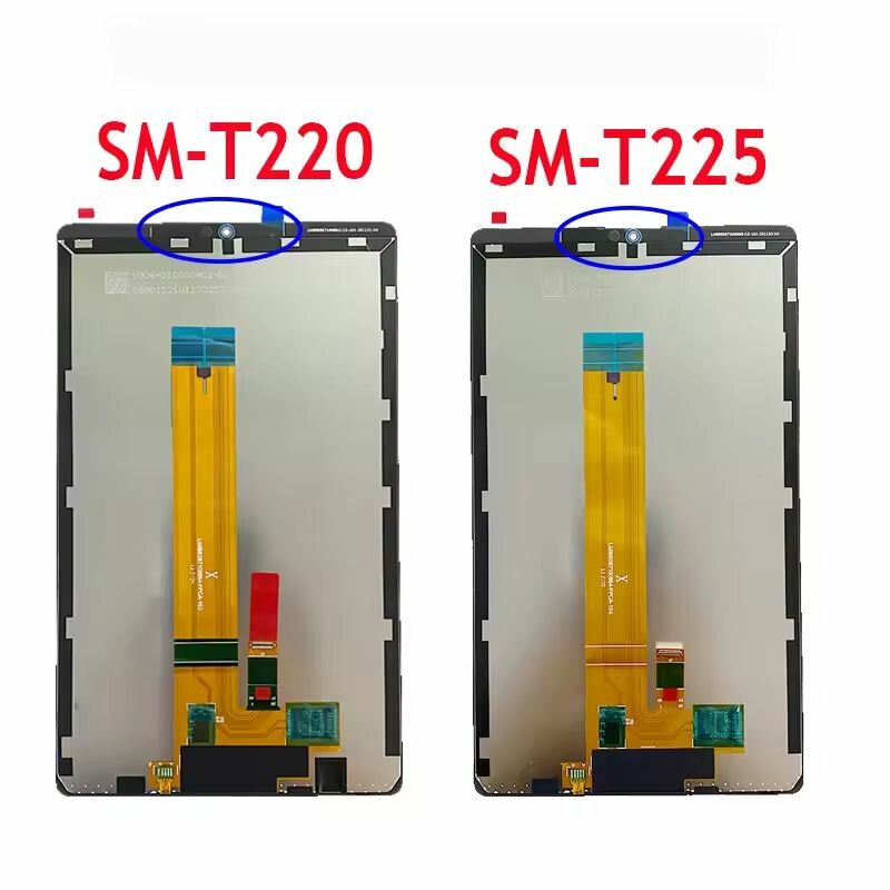 Дисплей для Samsung SM-T225 (Galaxy Tab A7 Lite) в сборе с тачскрином <черный>