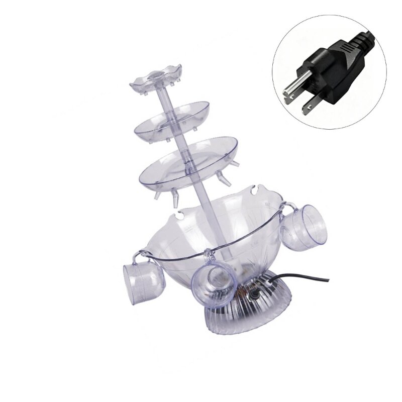 Фонтан Напитка Вечеринок 110V ABS Материалы Безопасной Конструкции Аксессуары Для Пабов Фонтан Напитка Для Домашнего Торжества