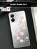 Силиконовый чехол на Tecno Spark Go 3 / Текно Спарк Го 3 с принтом Веточка сакур...