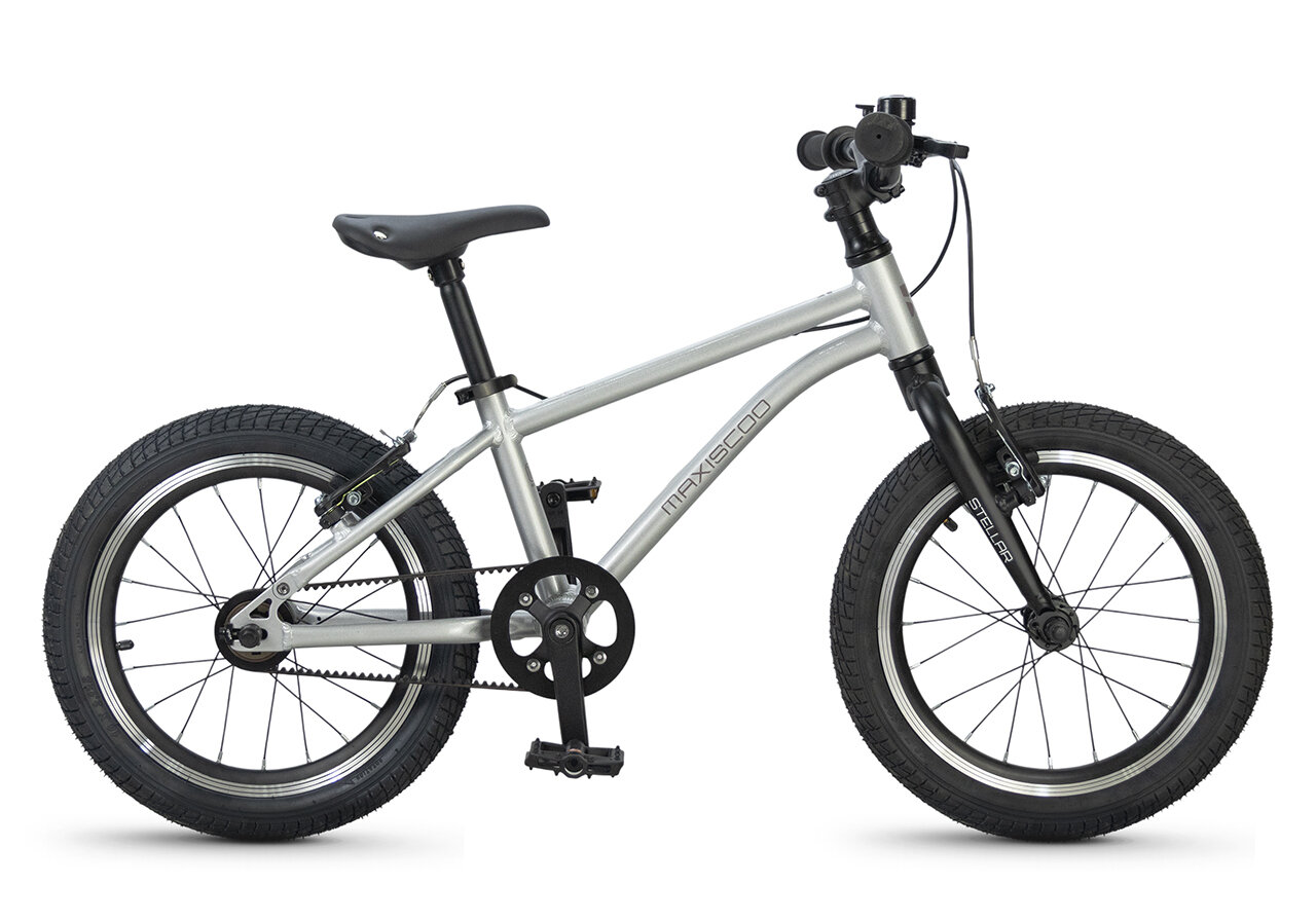 Детский велосипед Maxiscoo Stellar 16' (2026) 16 Серебристый (100-115 см)