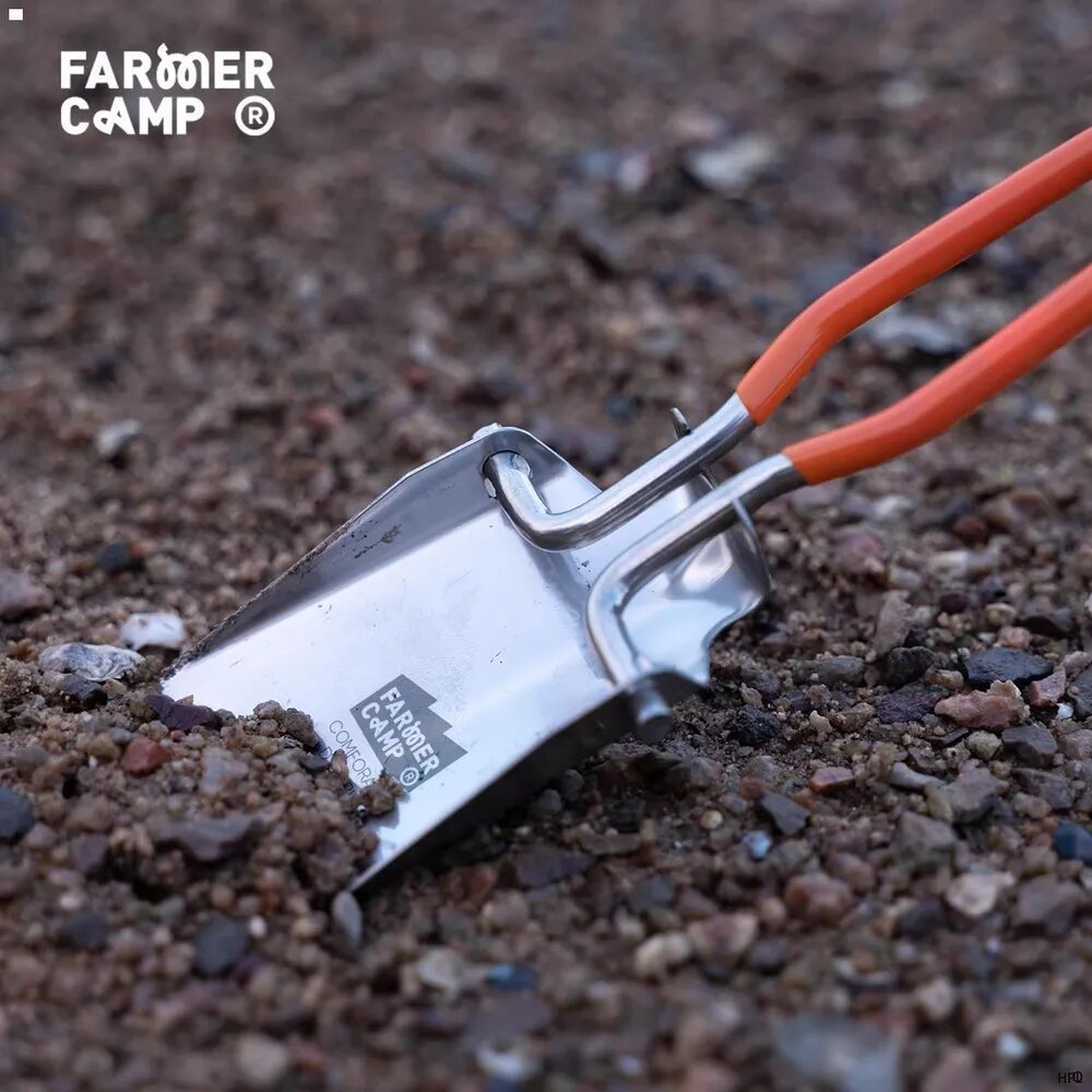 Лопата туристическая Farmer Camp 26 см нержавеющая сталь для кемпинга, туризма, рыбалки