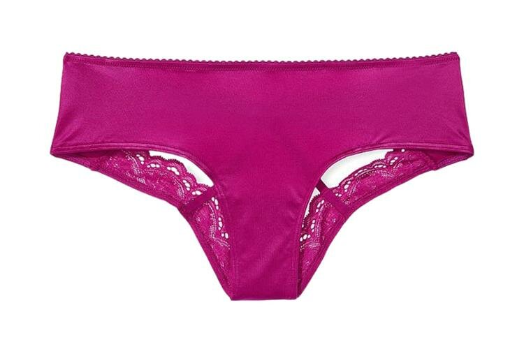Трусики женские VICTORIA'S SECRET стринги фиолетовые, M EU