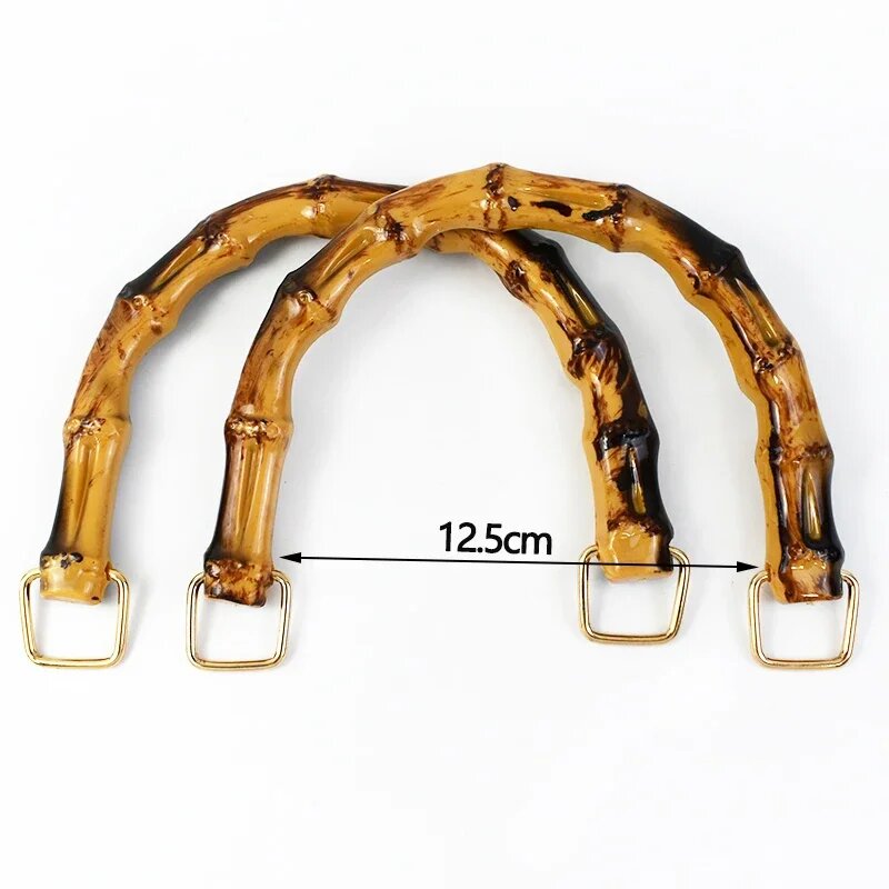 2/4/10 шт. 10/12 см модная ручка из искусственного бамбука, пластиковые ручки 10Pcs, Bamboo-12.5cm