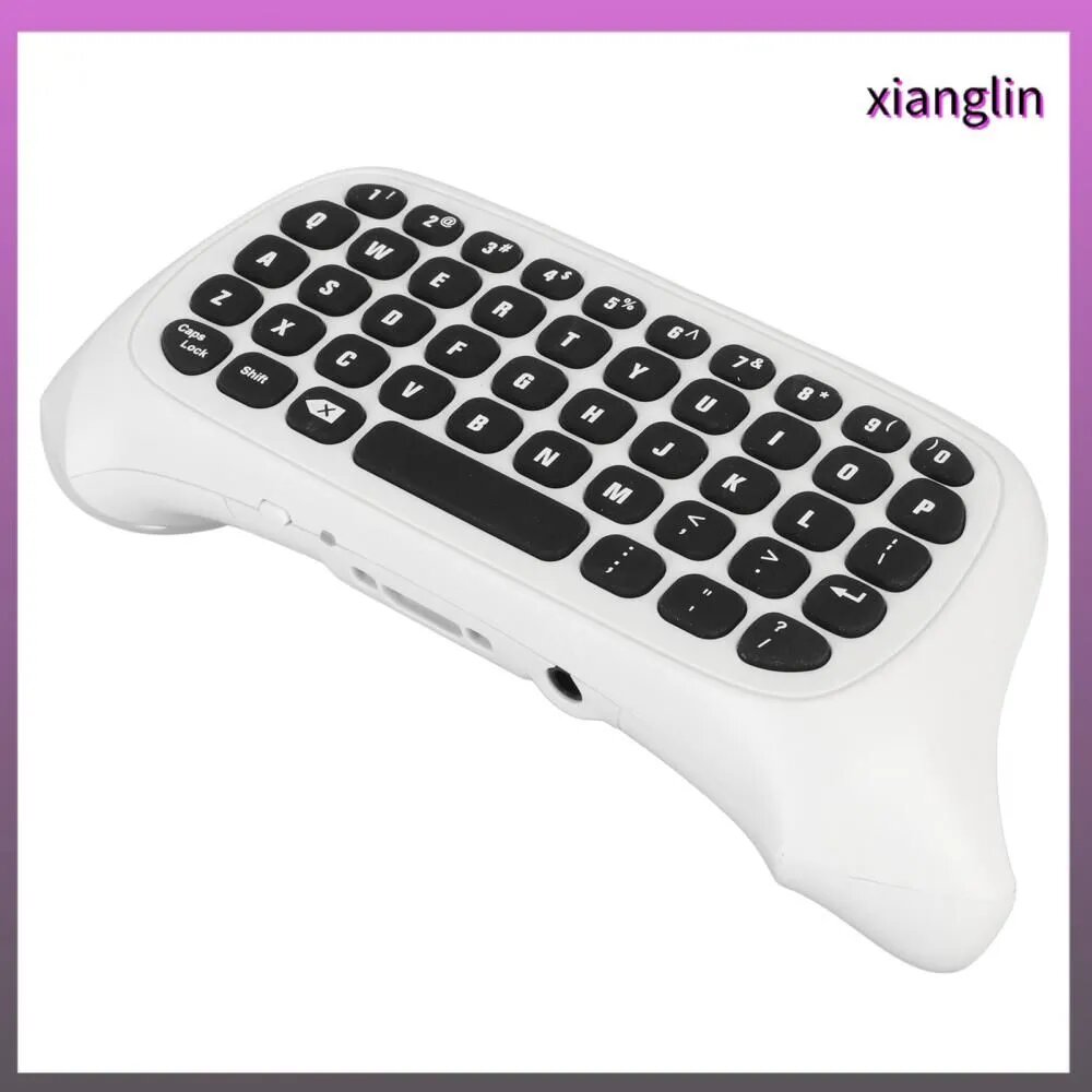 Клавиатура для игрового контроллера Xbox Series X S, встроенный 3,5-мм разъем для гарнитуры, белая