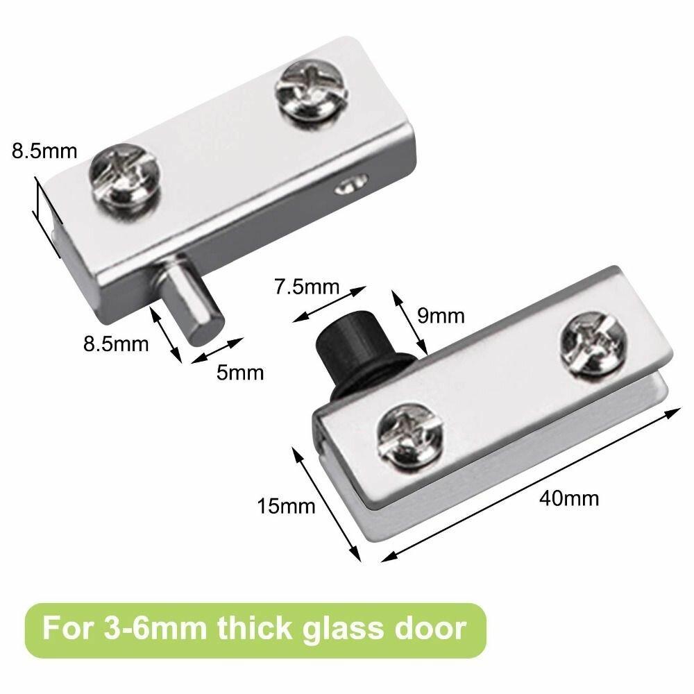 4 пары Стеклянный зажим