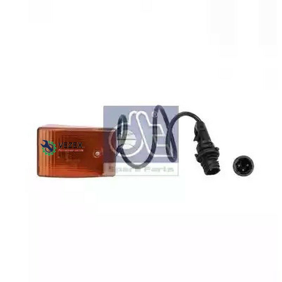 DT SPARE PARTS 463559 повторитель указателя поворота! правый боковой с проводом \MB Actros