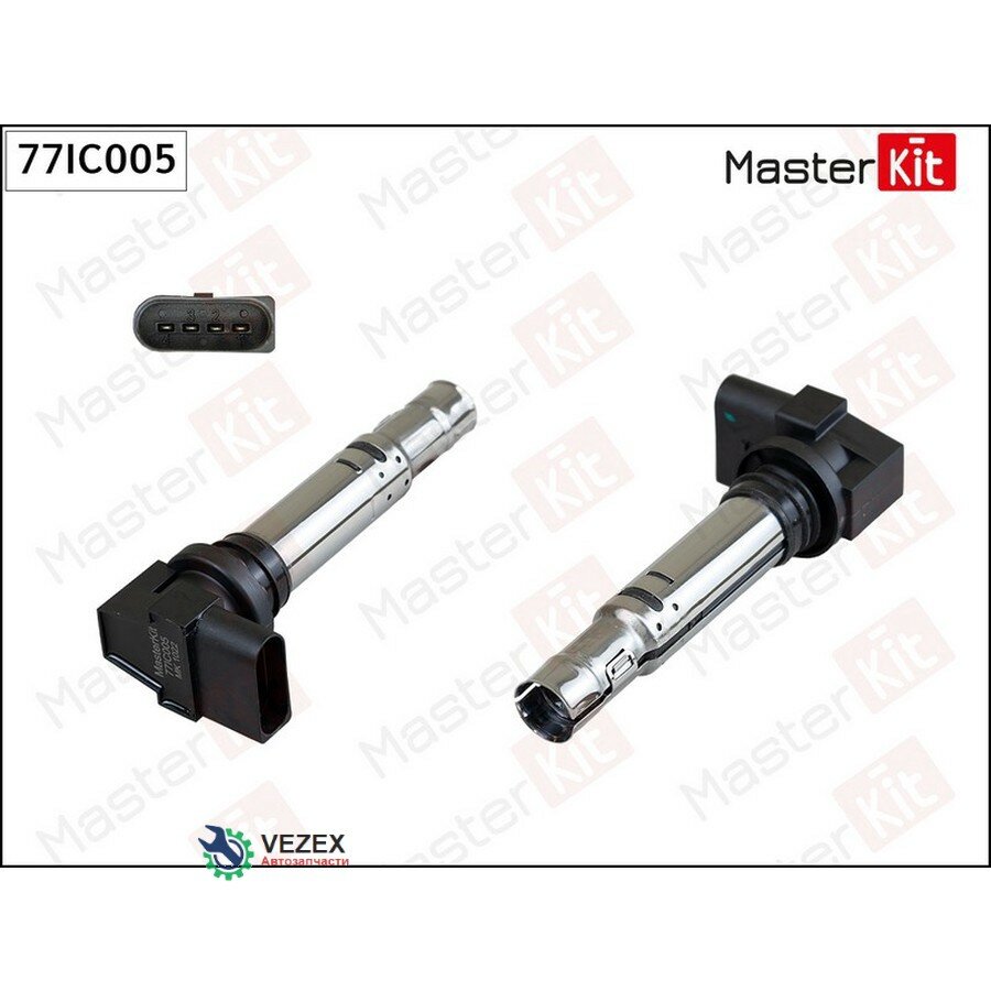 MASTERKIT 77IC005 катушка зажигания!\ Audi A2/A3, VW Golf/Passat/Polo 1.2-1.6 97>
