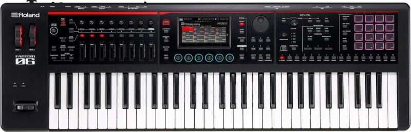 Синтезатор Roland "FANTOM-06", 61 клавиша, подключение педалей, 256 полифония