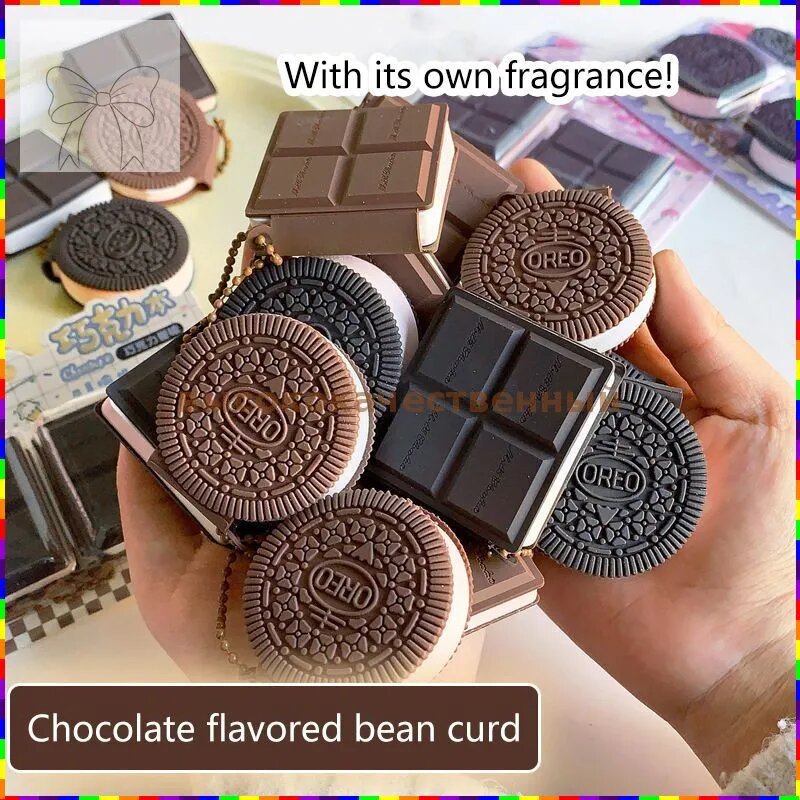 Блокнот в форме печенья OREO, детский блокнот в виде шоколадного бисквита, черный блокнот с уникальным десертным дизайном