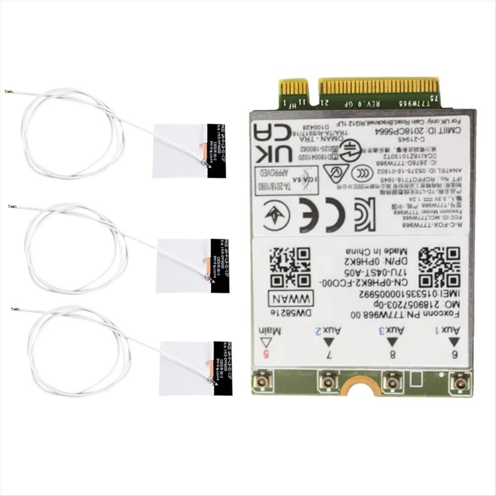 (T X Z A) Модуль T77W968 DW5821E X20 4G LTE Для 5420 5424 7424 7400