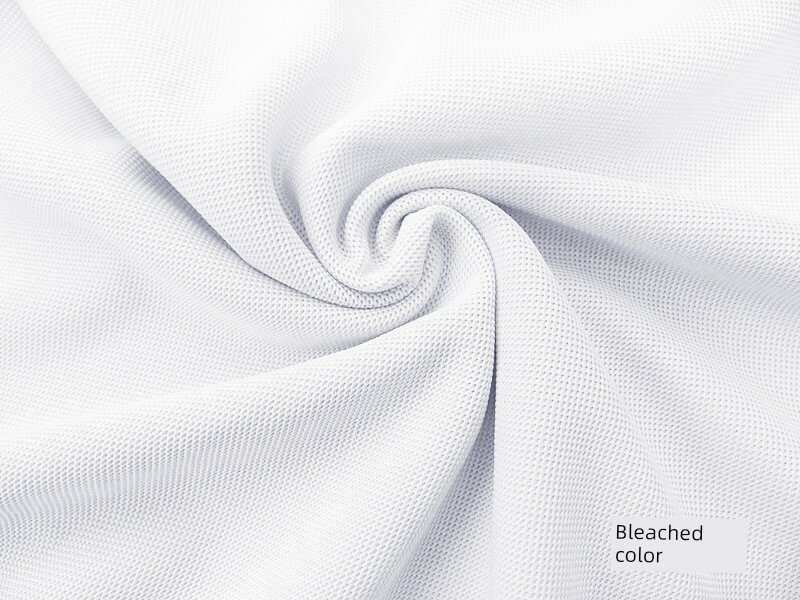 Летняя эластичная быстросохнущая дышащая школьная форма из мягкой сетчатой ткани отбеленного белого цвета для детей