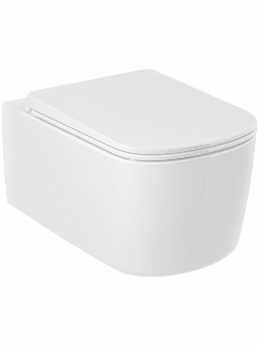 Унитаз подвесной KLUDI RESA S 27WCW0143 Rim 55*36 spiralflush (белый)