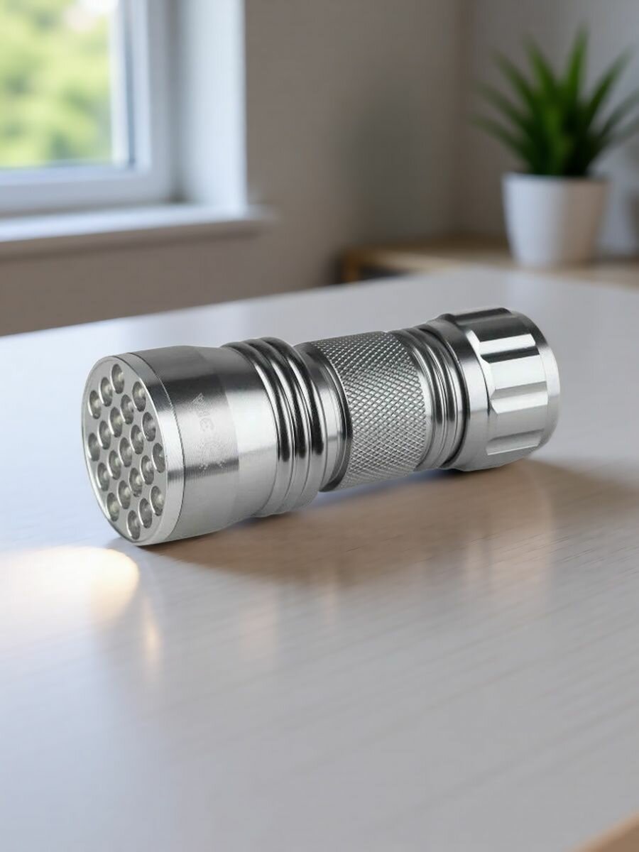 Фонарь 21xLED, алюм, 3хААА, артикул SD21