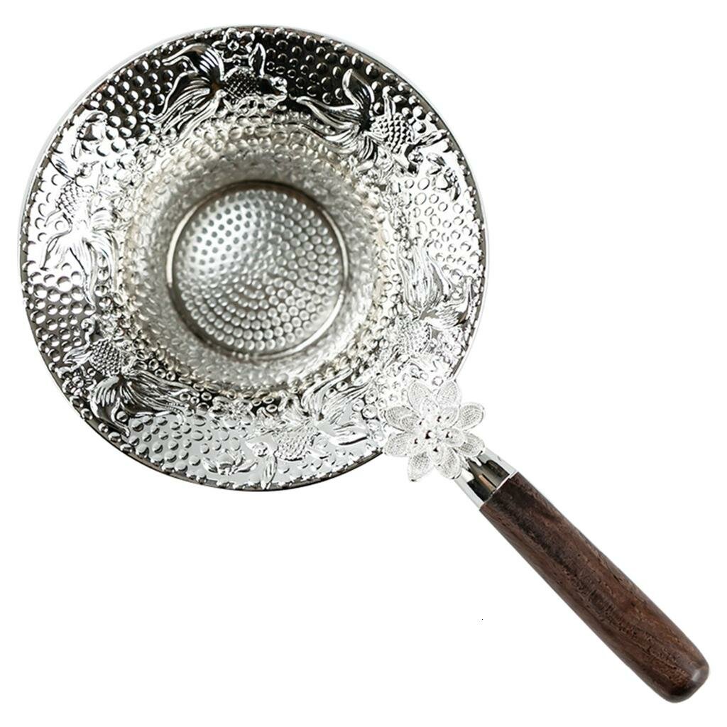 Чайный заварник с деревянной ручкой