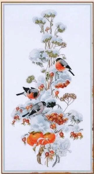 XIUSPRING набор для вышивки крестом 100% хлопок картины oven950, 18ct white