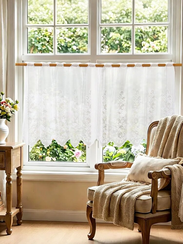 Ламбрекен портьера 60х100 см белый