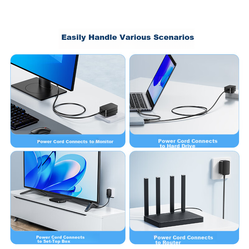 SAMZHE 12V3A адаптер питания 1,5 м универсальный для мониторов жестких дисков маршрутизаторов оптических модемов