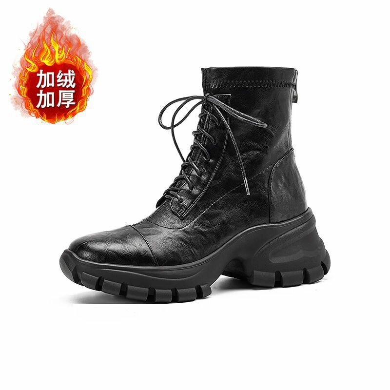 LUO Обувь мужская Летняя для подростков Сетчатая толстая подошва/Black