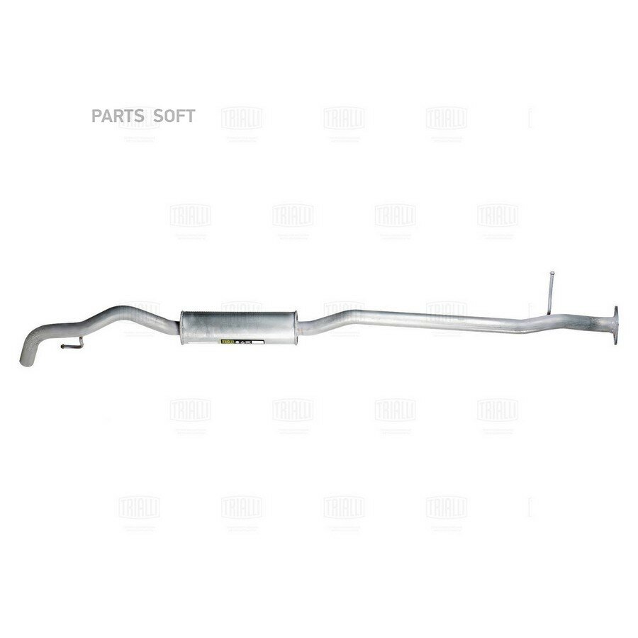 TRIALLI EAM4013 Глушитель для а/м Nissan X-Trail T31 (07-) 2.5i доп. (резонатор) (алюм. сталь) (EAM 4013)