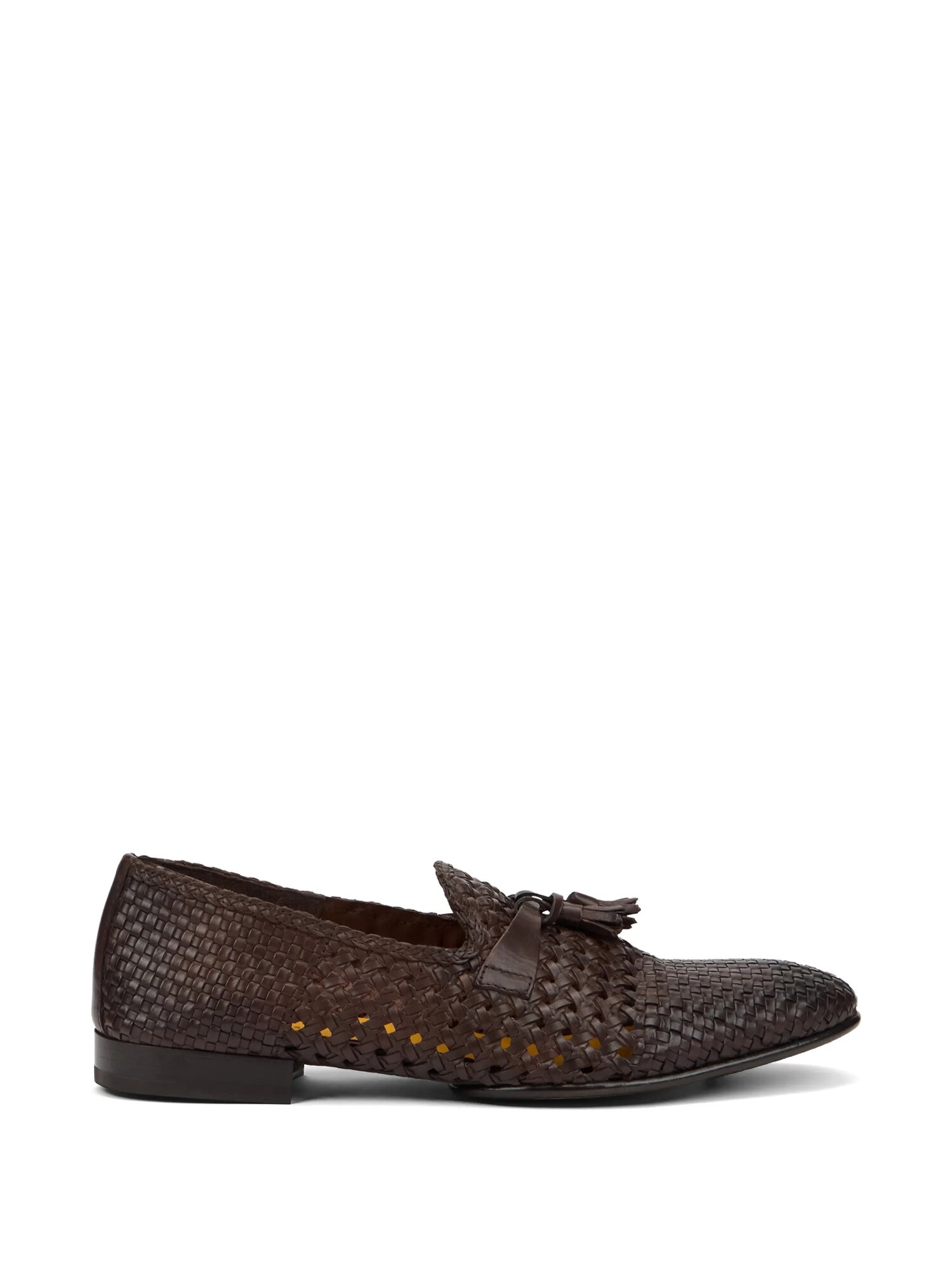 Лоферы Woven-leather tassel-detail loafers