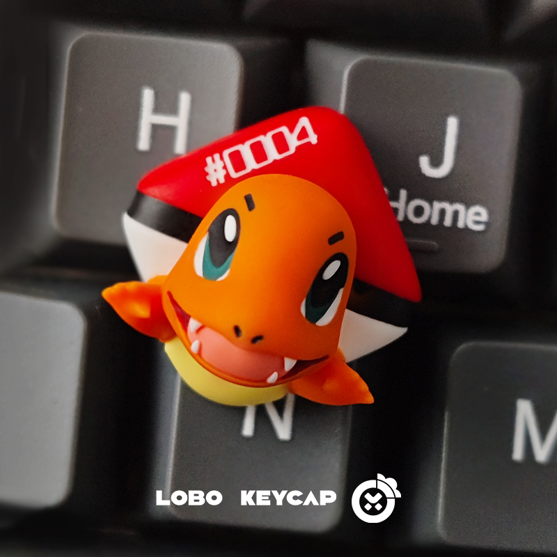 Персонализированные кейкапы серии Pokémon, креативная механическая клавиатура с одним кейкапом, милый двухмерный кейкап