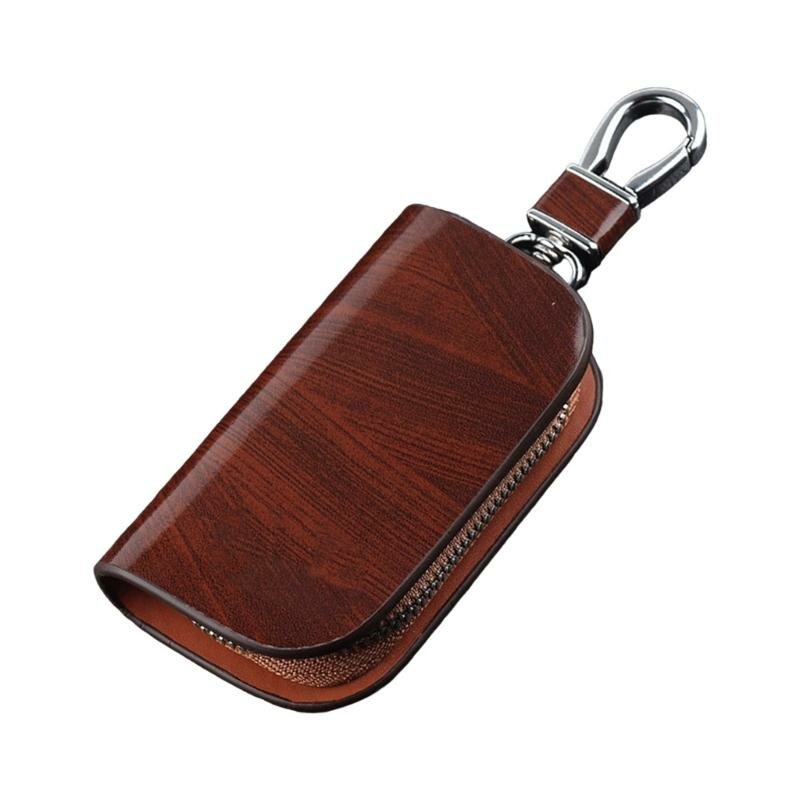 Кожаный чехол для ключей, Коричневый